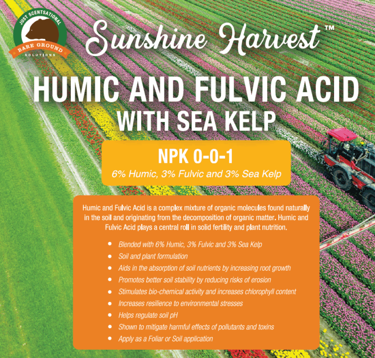 Liquid Humic Fulvic Acid Sea Kelp | Bare Ground Solutions